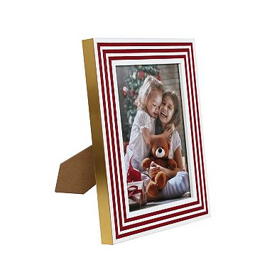 5" x 7" Red & White Stripe Picture Frame
