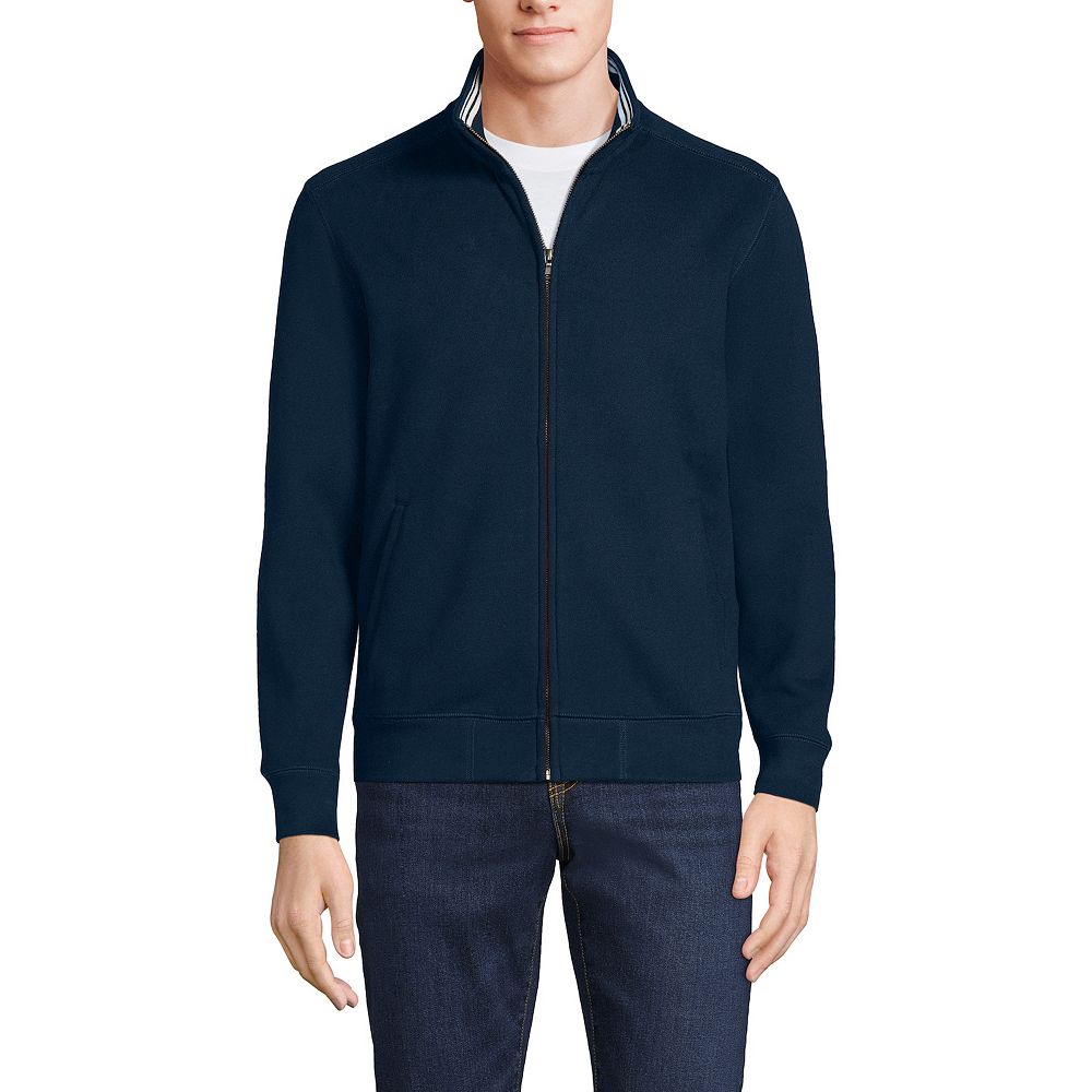 Men's Lands' End Serious Sweats Long Sleeve Zip-Up Sweatshirt