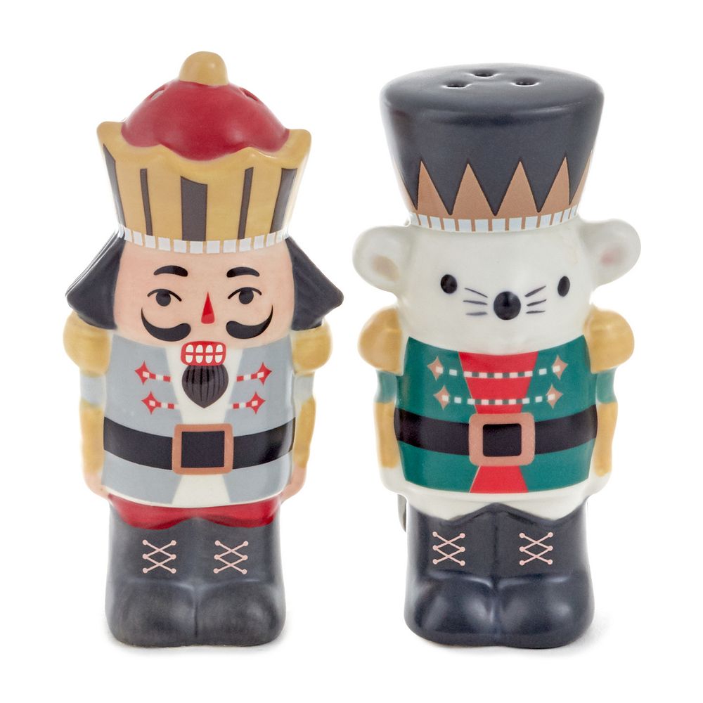 Hallmark Nutcracker Ballet Christmas Salt and Pepper Shakers 2-piece Set
