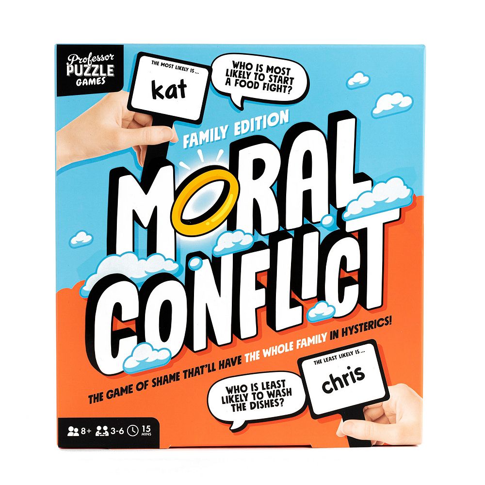 Professor Puzzle USA Moral Conflict Family Edition Board Game Set
