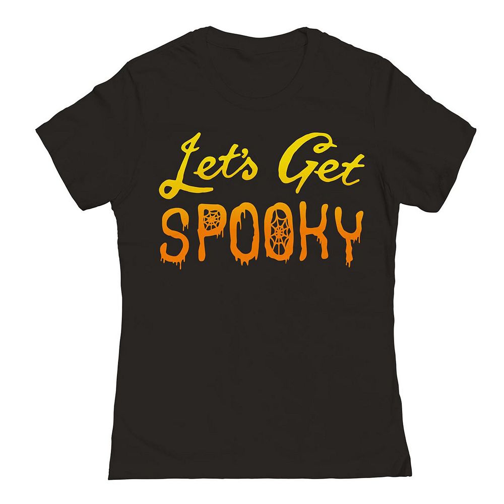 Junior's Lets Get Spooky Halloween Graphic Tee