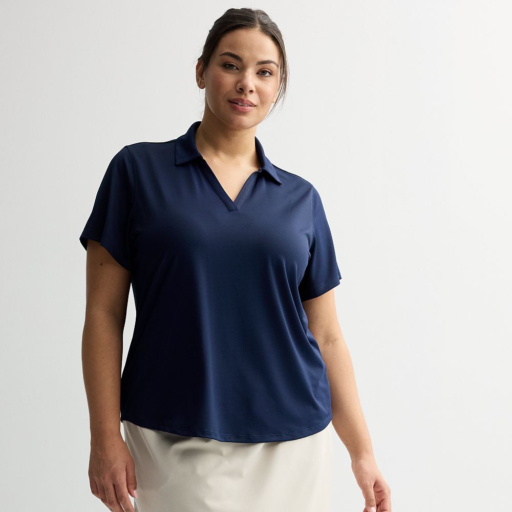 Plus Size Tek Gear® Sport Gear Grid Mesh Polo