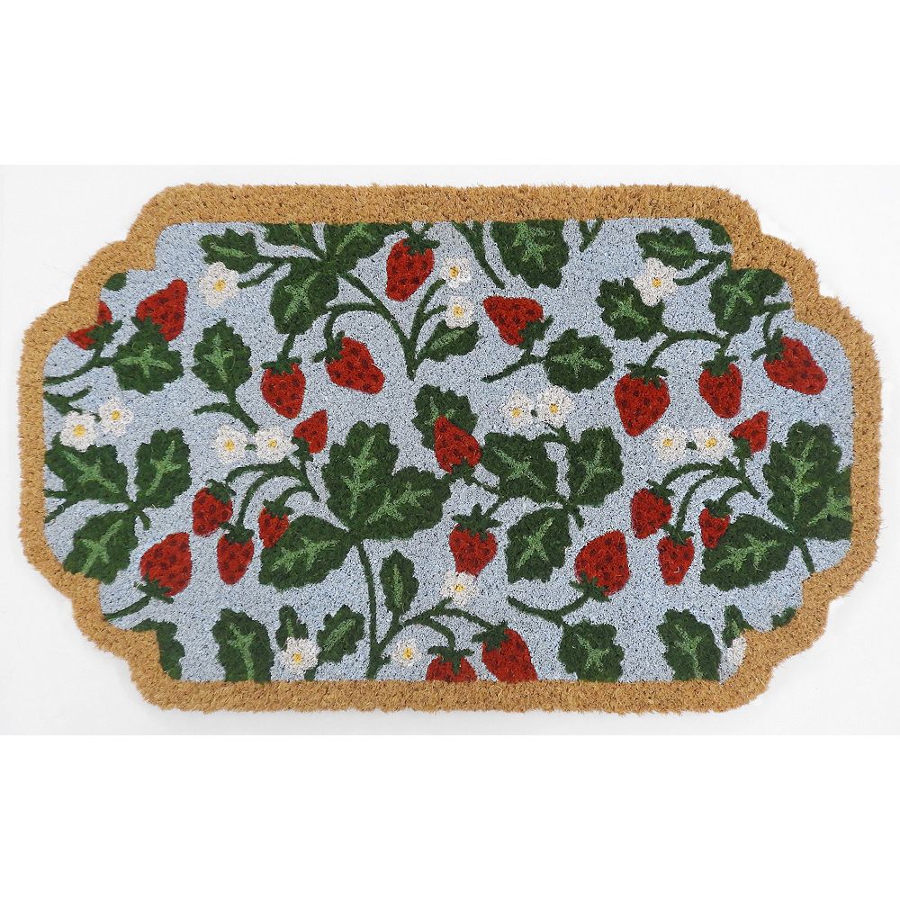 Celebrate Together™ Spring Strawberry Shaped Coir Doormat