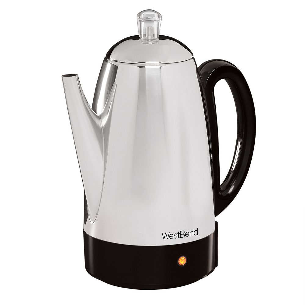 West Bend West Bend Stainless Steel 12-Cup Coffee Percolator