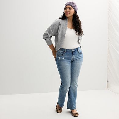 Juniors' Plus Size SO® Soft Shrug