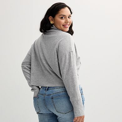 Juniors' Plus Size SO® Soft Shrug