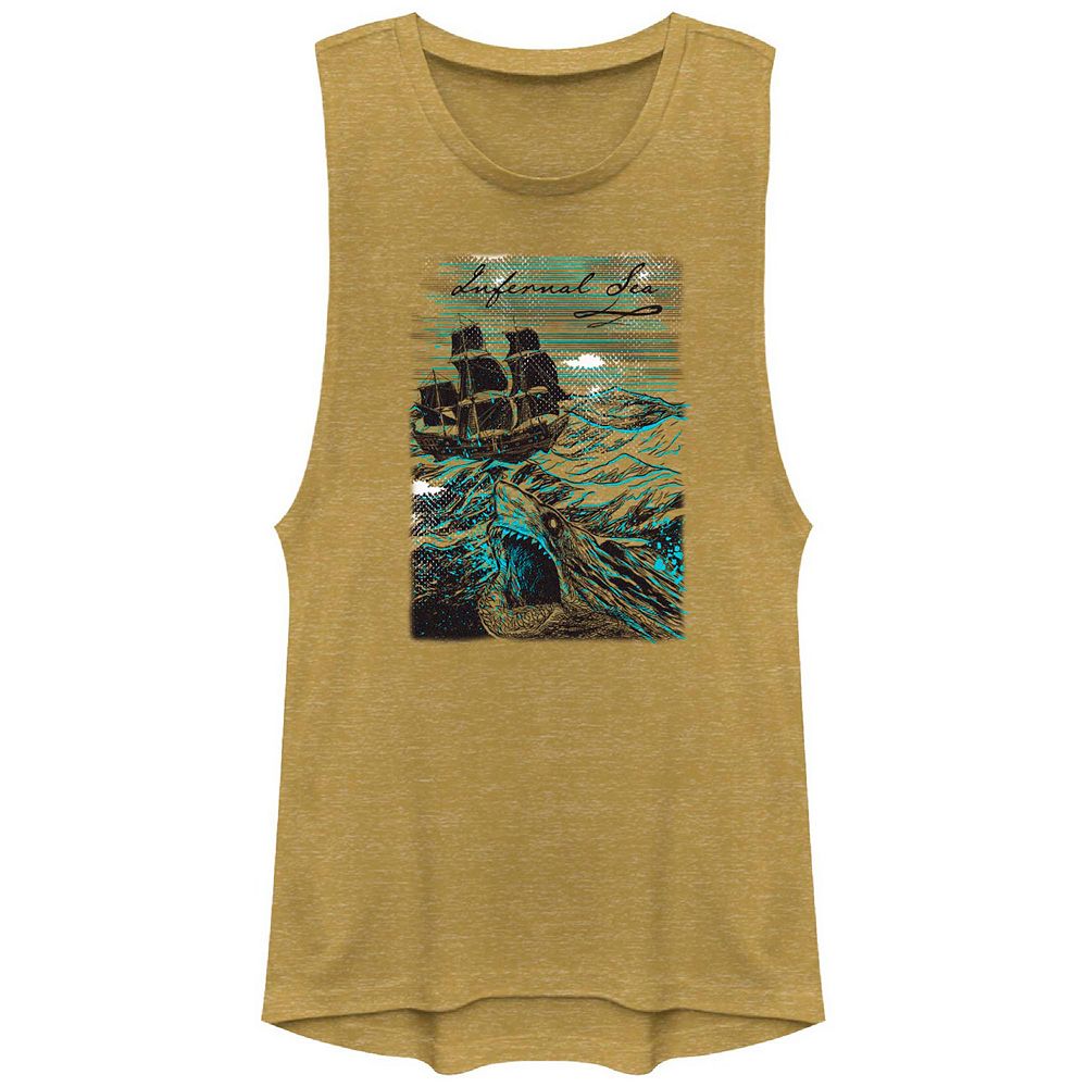 Disney's Pirates Of The Caribbean Infernal Sea Juniors' Graphic Tank Top
