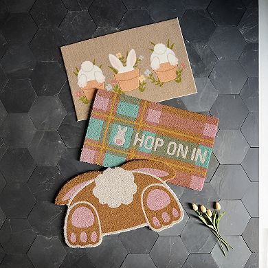 Celebrate Together™ Easter Bunny Tail Coir Doormat