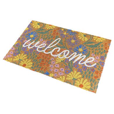 Celebrate Together™ Spring Floral Welcome Coir Doormat