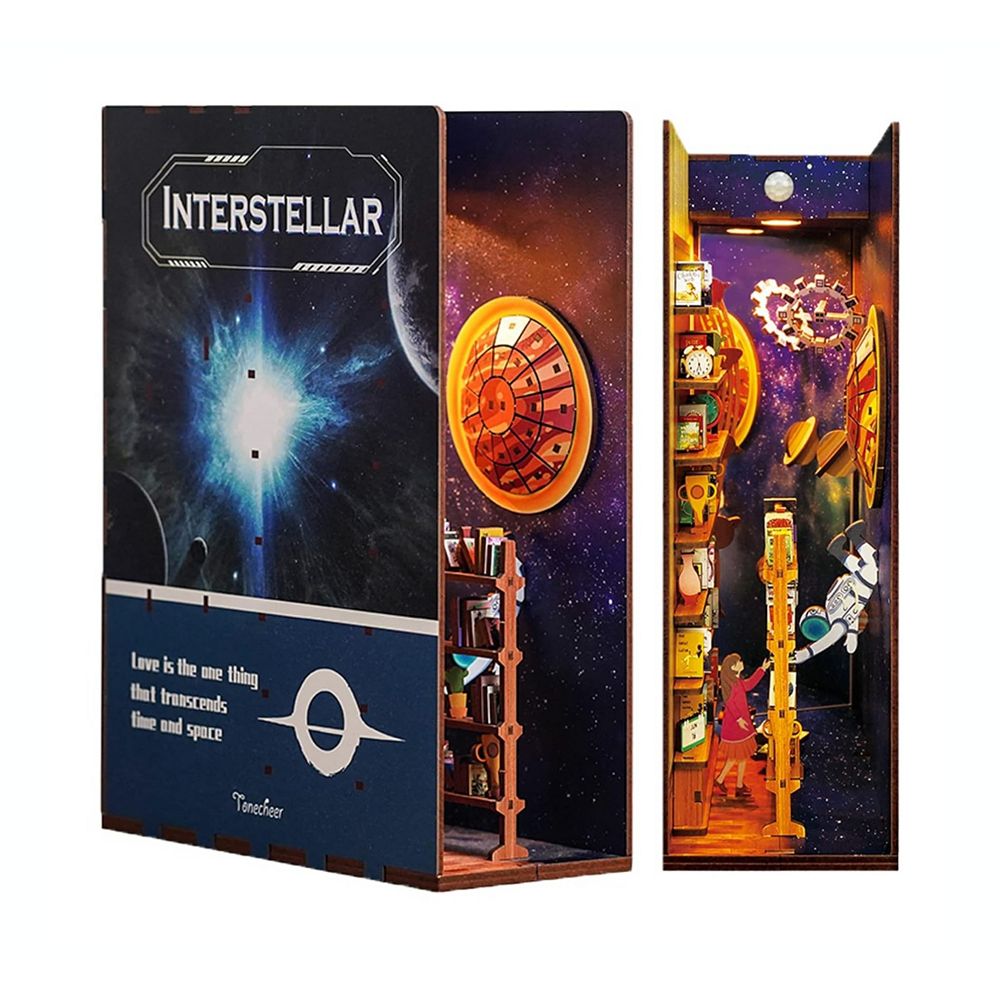 Diy 3d Book Nook Kit Interstellar 247pcs
