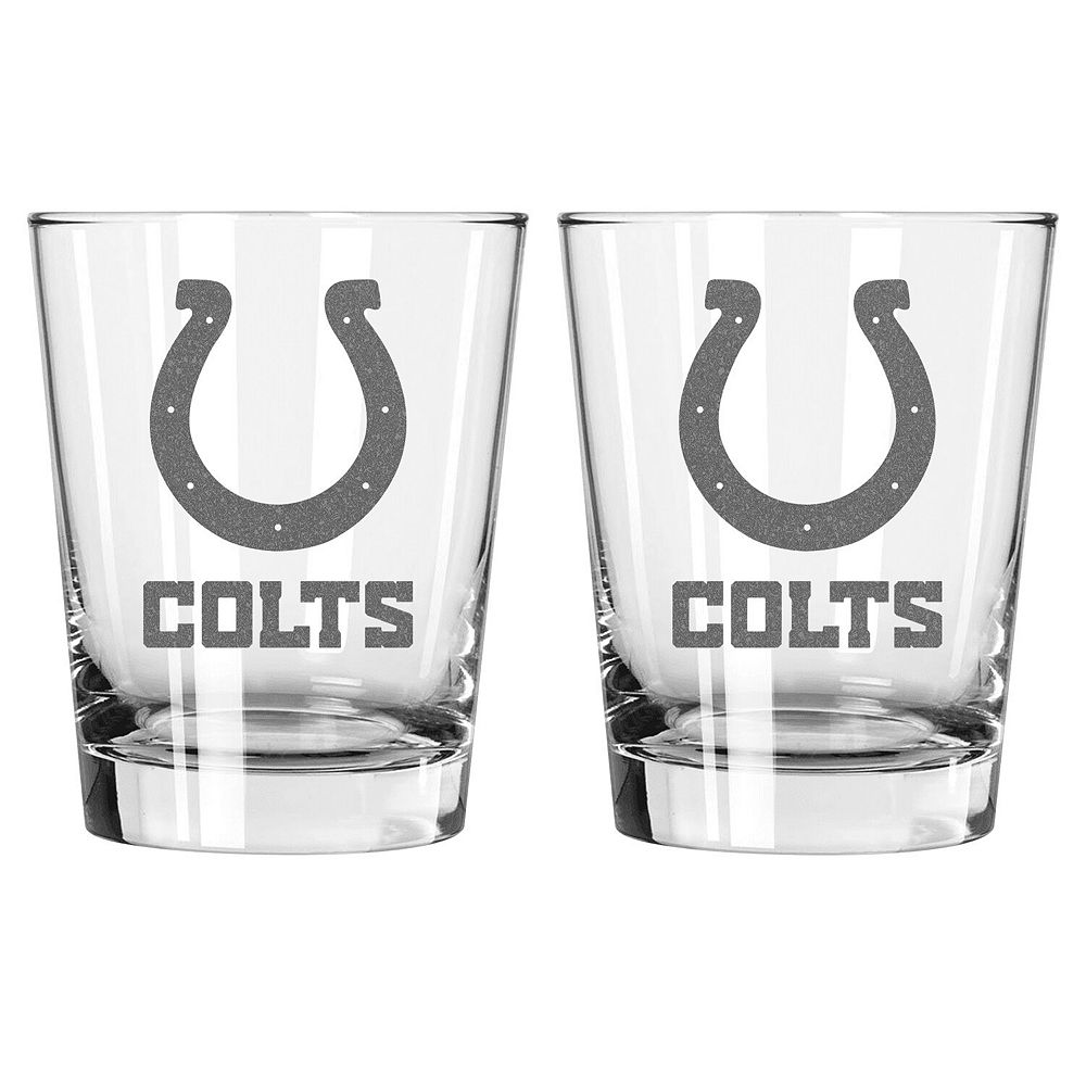 The Memory Company Indianapolis Colts 2-Pack 15oz. Double Old Fashioned ...