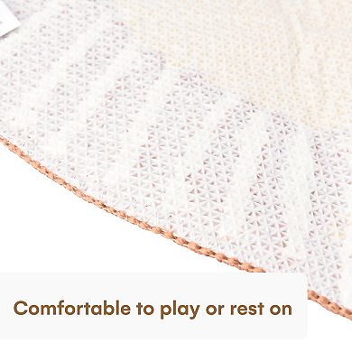 Childlike Behavior Cute Animal Face Rug For Kids And Toddlers