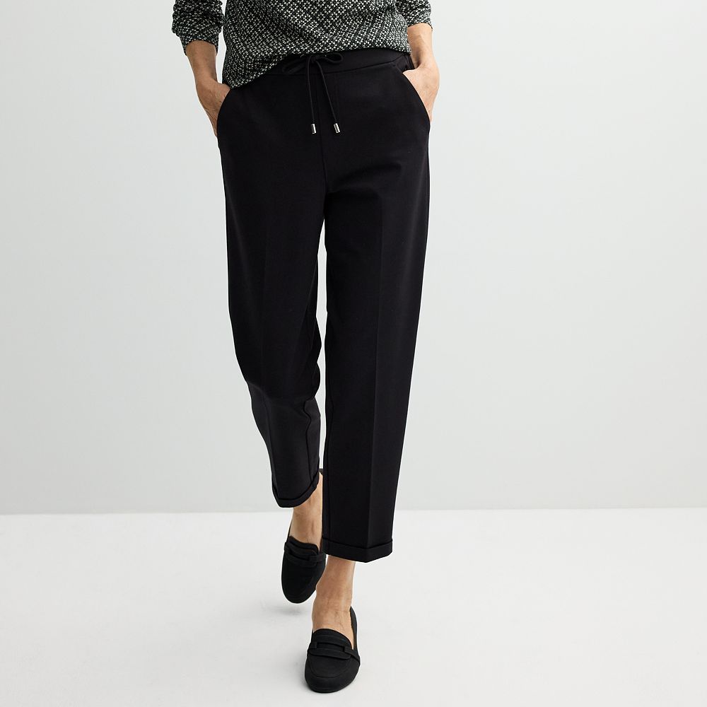 Women's Croft & Barrow® Pull On Ponte Pants