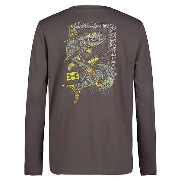 Boys 8-20 Under Armour UA Fish Long Sleeve Tee