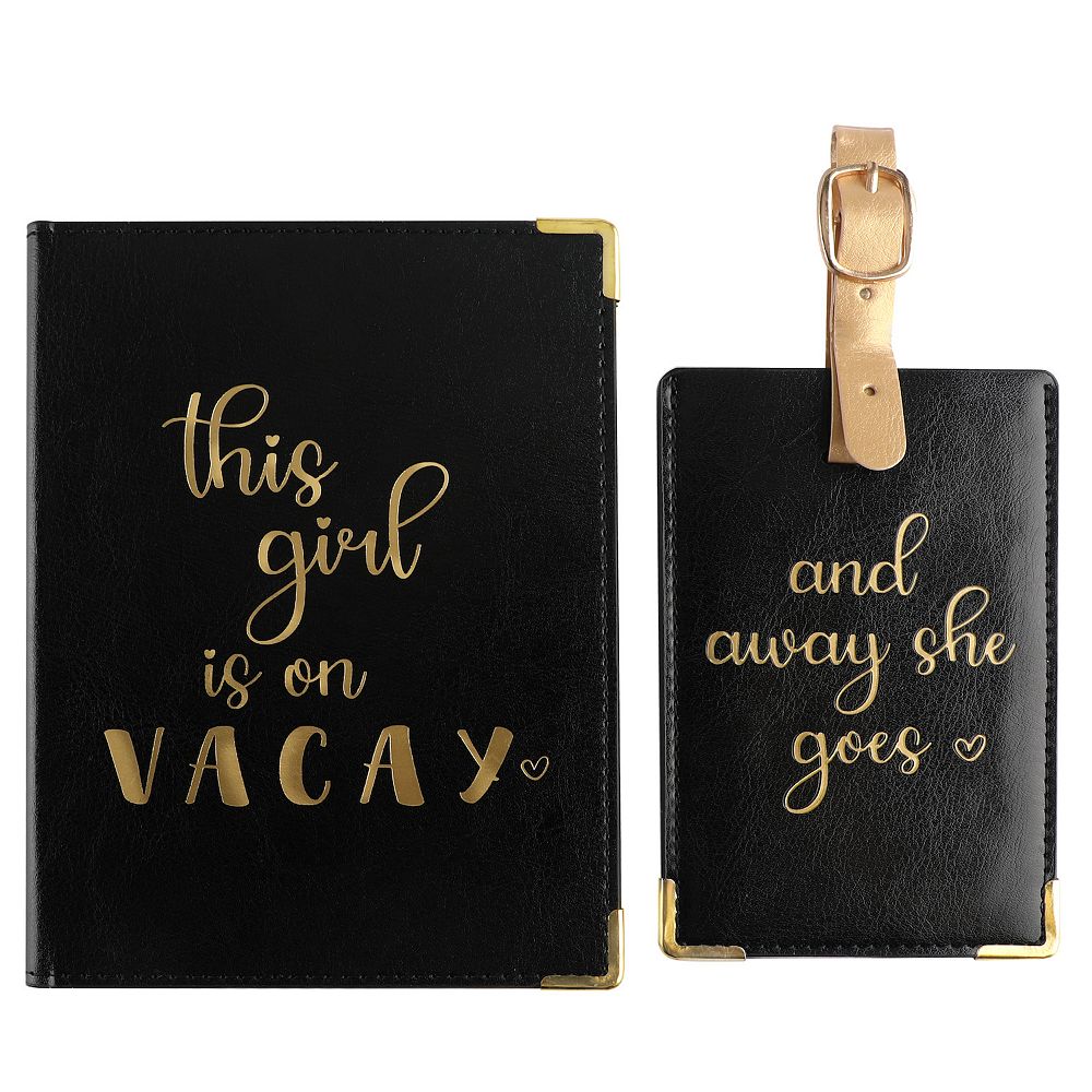 Dream Travel Luggage Tag and Passport Set