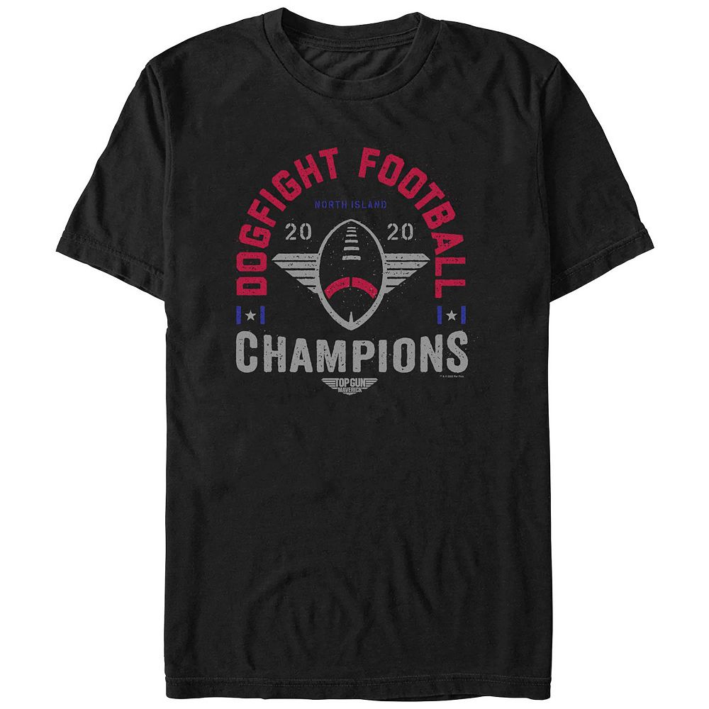 Big & Tall Top Gun Dogfight Football Champions Graphic Tee