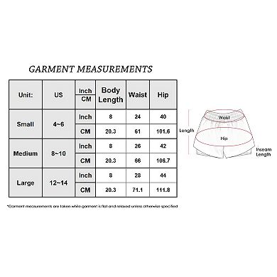 Women's Yoga Running Shorts Sport Fitness Elastic Double Layer With ...