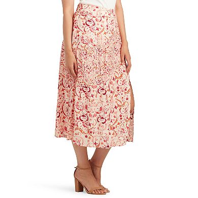 Petite AB Studio Asymmetrical Tiered Skirt