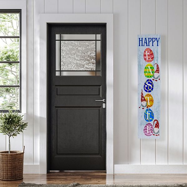 Northlight 35.75" Happy Easter Gnomes and Eggs Spring Porch Board Sign ...