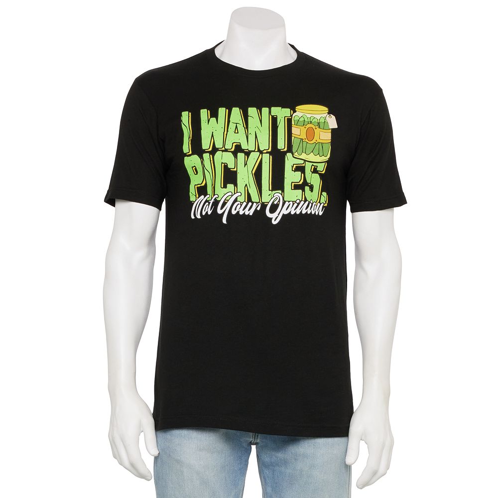 Men's I Want Pickles Not Your Opinion Graphic Tee
