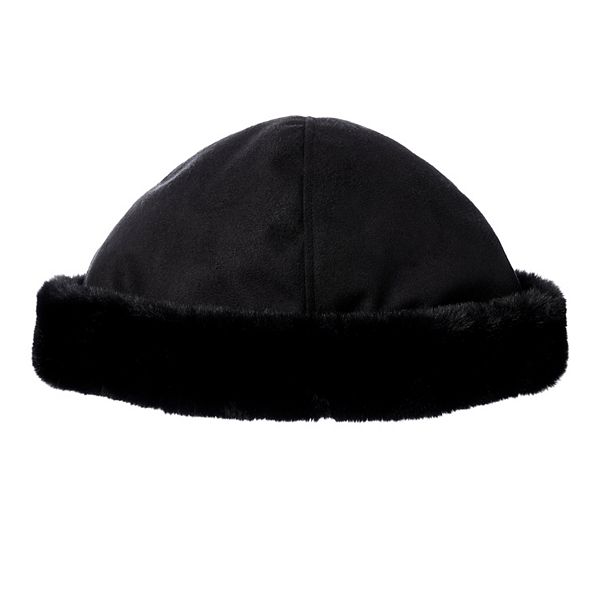 Women's isotoner Microsuede Faux Fur Hat