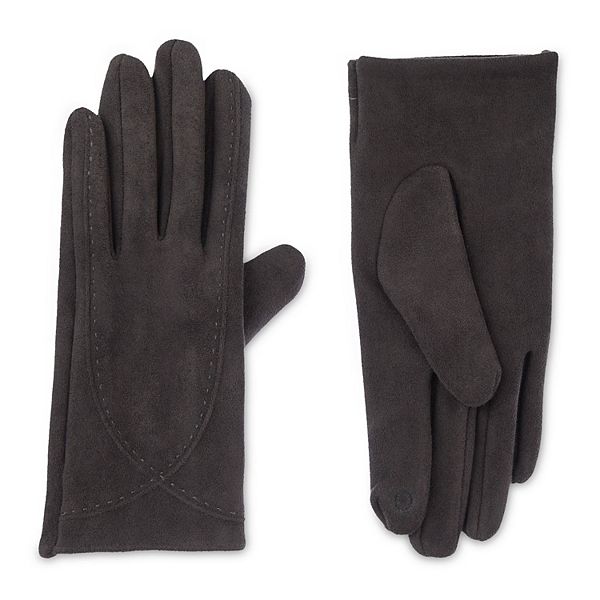 Women's isotoner Shortie Stretch Microsuede Touchscreen Gloves