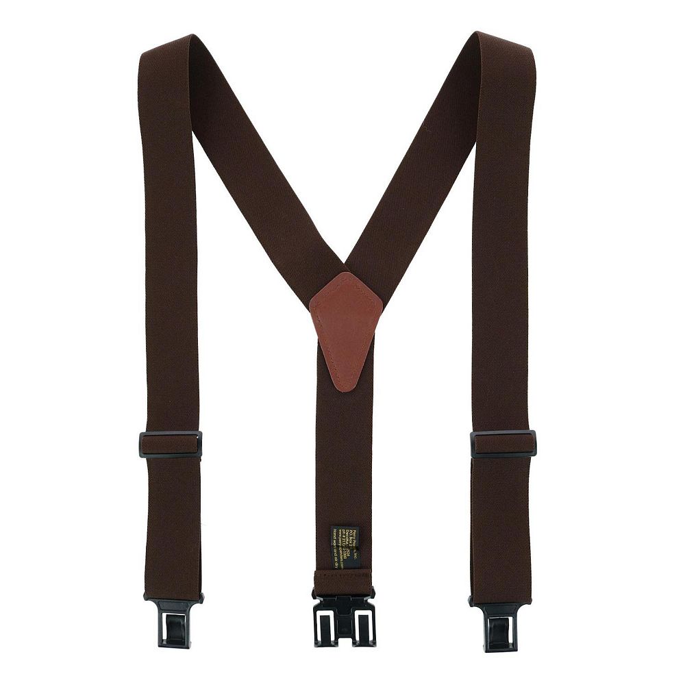 Men's Elastic 2 Inch Wide Hook End Suspenders
