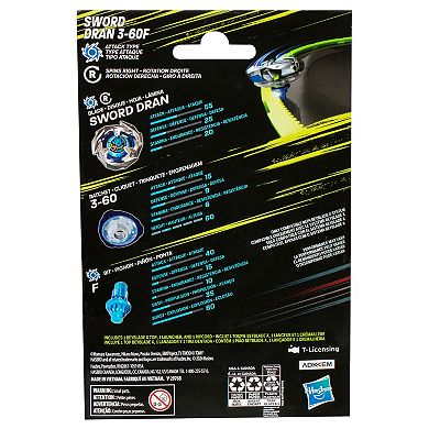 Hasbro Beyblade X Sword Dran 3-60F Starter Pack Set