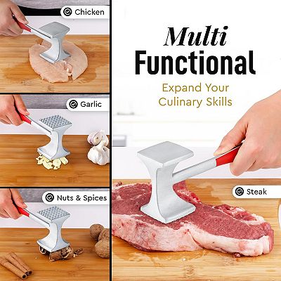 Meat Tenderizer Memes Walmart Steak Hammer Mallet, Double Sided Zinc
