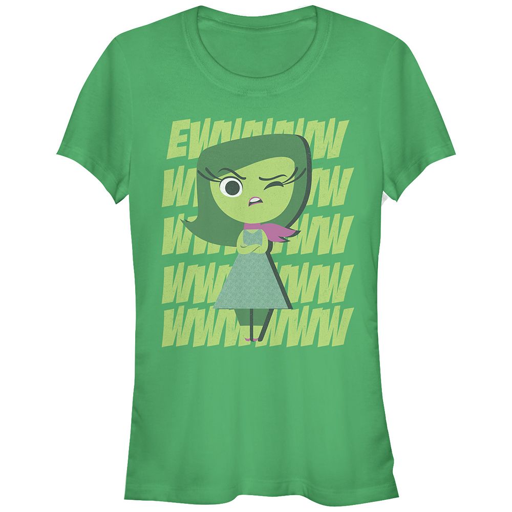 Disney / Pixar's Inside Out Disgust Ew Juniors' Fitted Graphic Tee