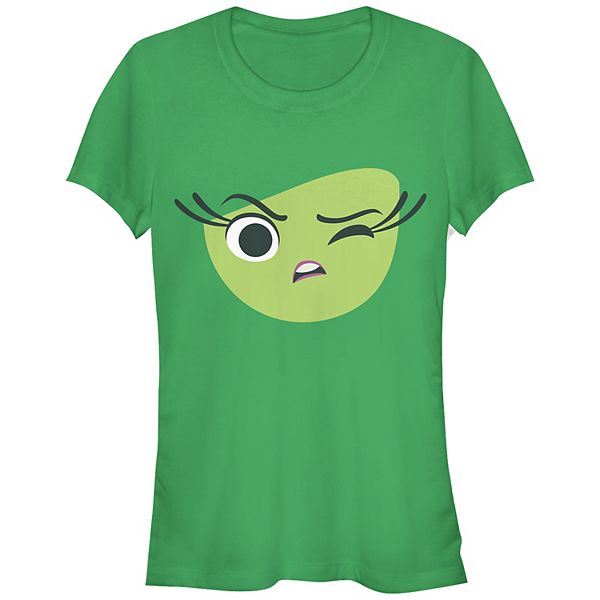 Disney / Pixar's Inside Out Disgust Face Juniors' Fitted Graphic Tee