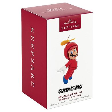 Nintendo Super Mario Powered Up Mario Propeller Hallmark Keepsake Christmas Ornament