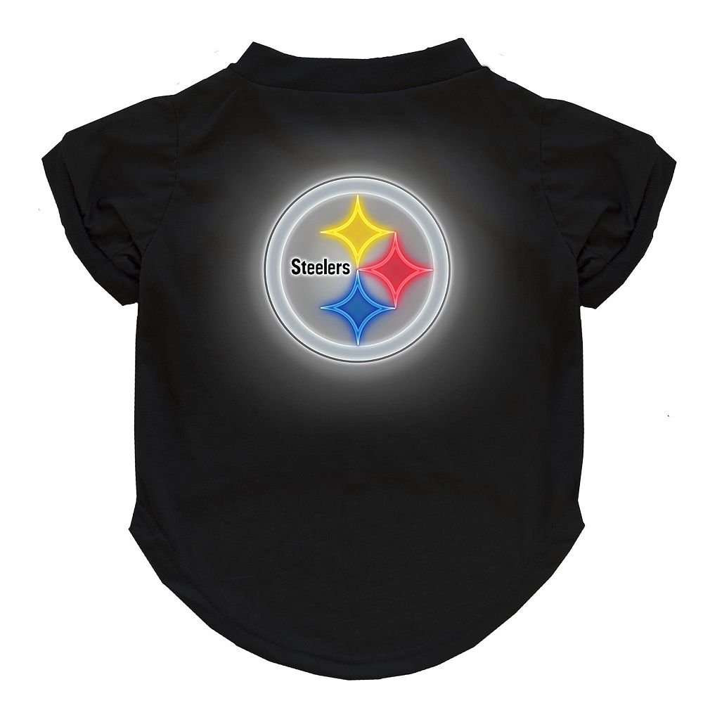 NFL Pittsburgh Steelers Neon Pet Tee Shirt