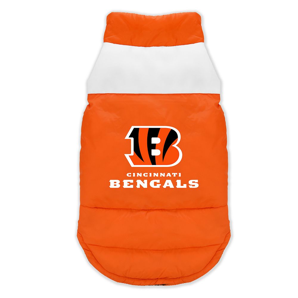 NFL Cincinnatti Bengals Pet Parka Puff Vest