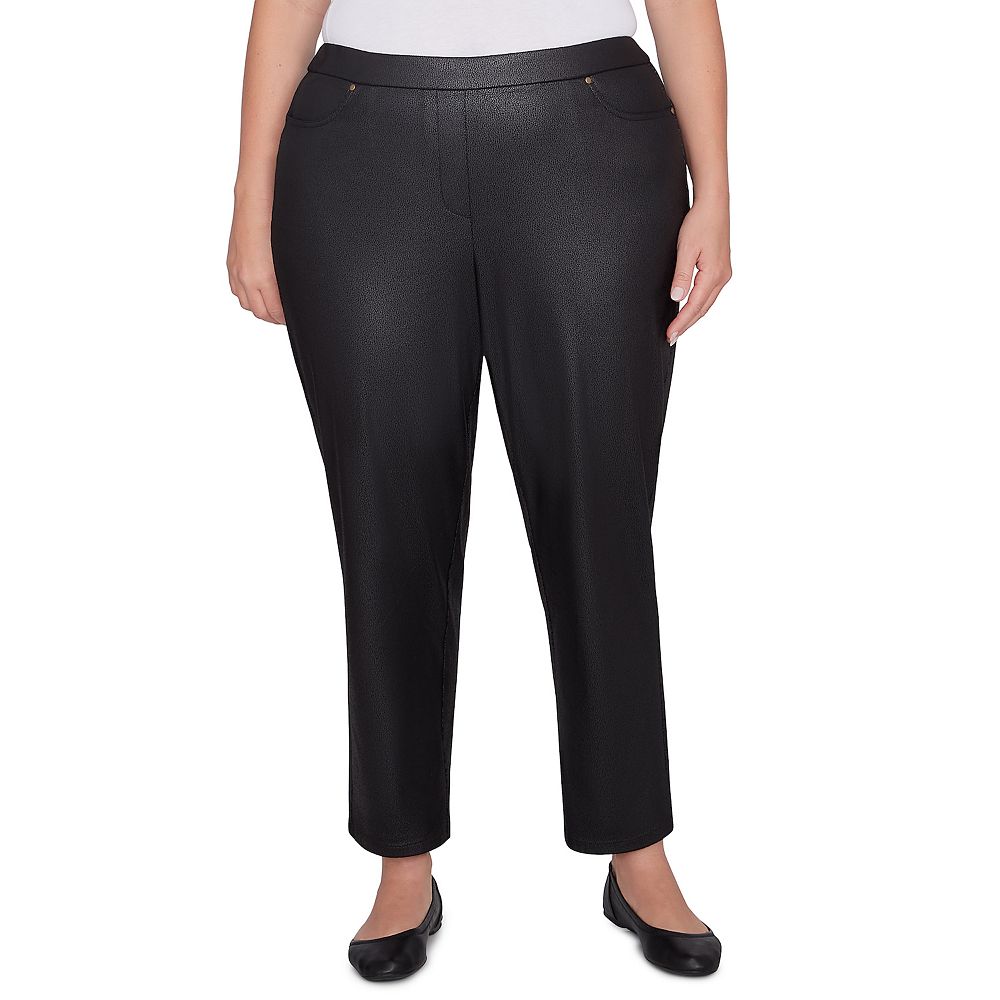 Plus Size Alfred Dunner Traditional Medium Length Pant