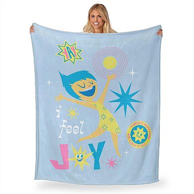 Disney /Pixar's Inside Out 2 "I Feel Joy" Throw Blanket
