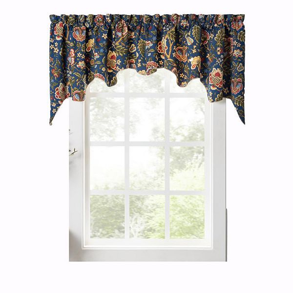Regency Swag Shaped 3" Rod Pocket Valances For Windows