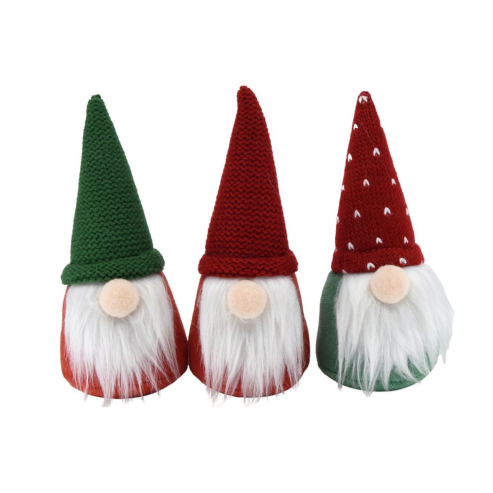 3-pc. Christmas Gnome Table Decor Set