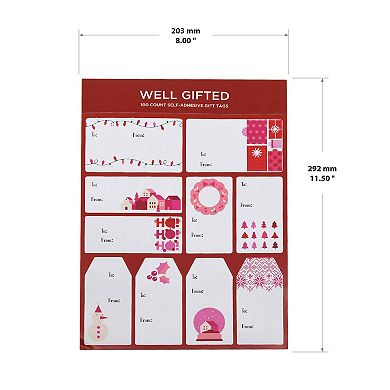 Gift Tag 100-pc. Sticker Set