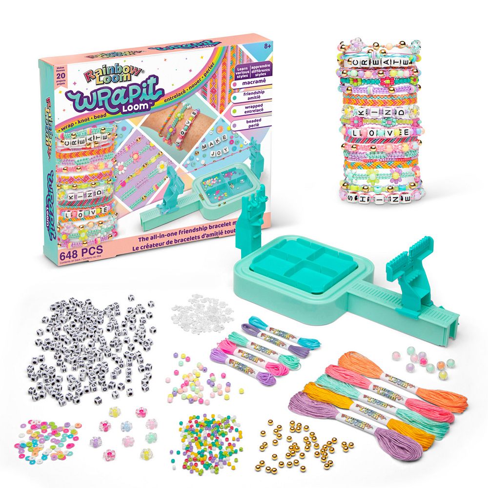 Rainbow Loom Wrapit Loom Bracelet Maker DIY Friendship String Bracelet Kit