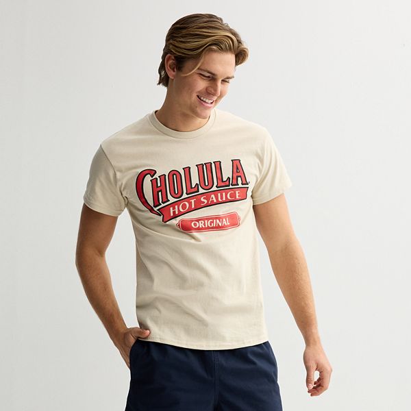 Men's Cholula Hot Sauce Original Crewneck Graphic Tee