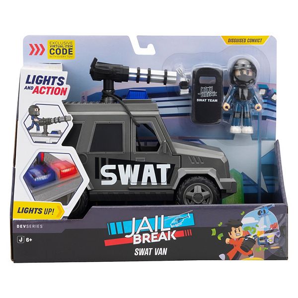 Roblox Jailbreak SWAT Van & Action Figure Set
