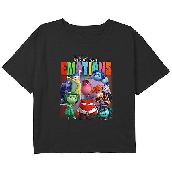 Disney / Pixar's Inside Out 2 Feel All Your Emotions Girls 7-16 Cropped ...