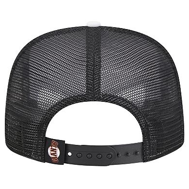 Men's New Era Black San Francisco Giants Checkmate Trucker 9FIFTY ...
