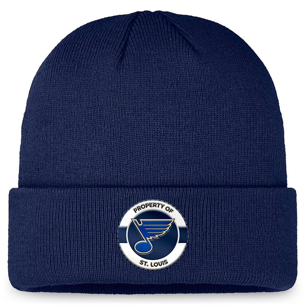 Men's Fanatics Navy St. Louis Blues Authentic Pro Training Camp Cuffed ...