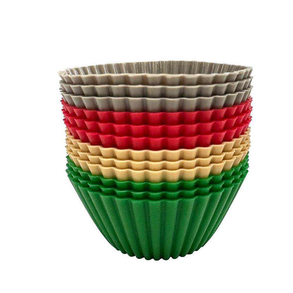 Art and Cook 12-Piece Silicone Baking Cup Set
