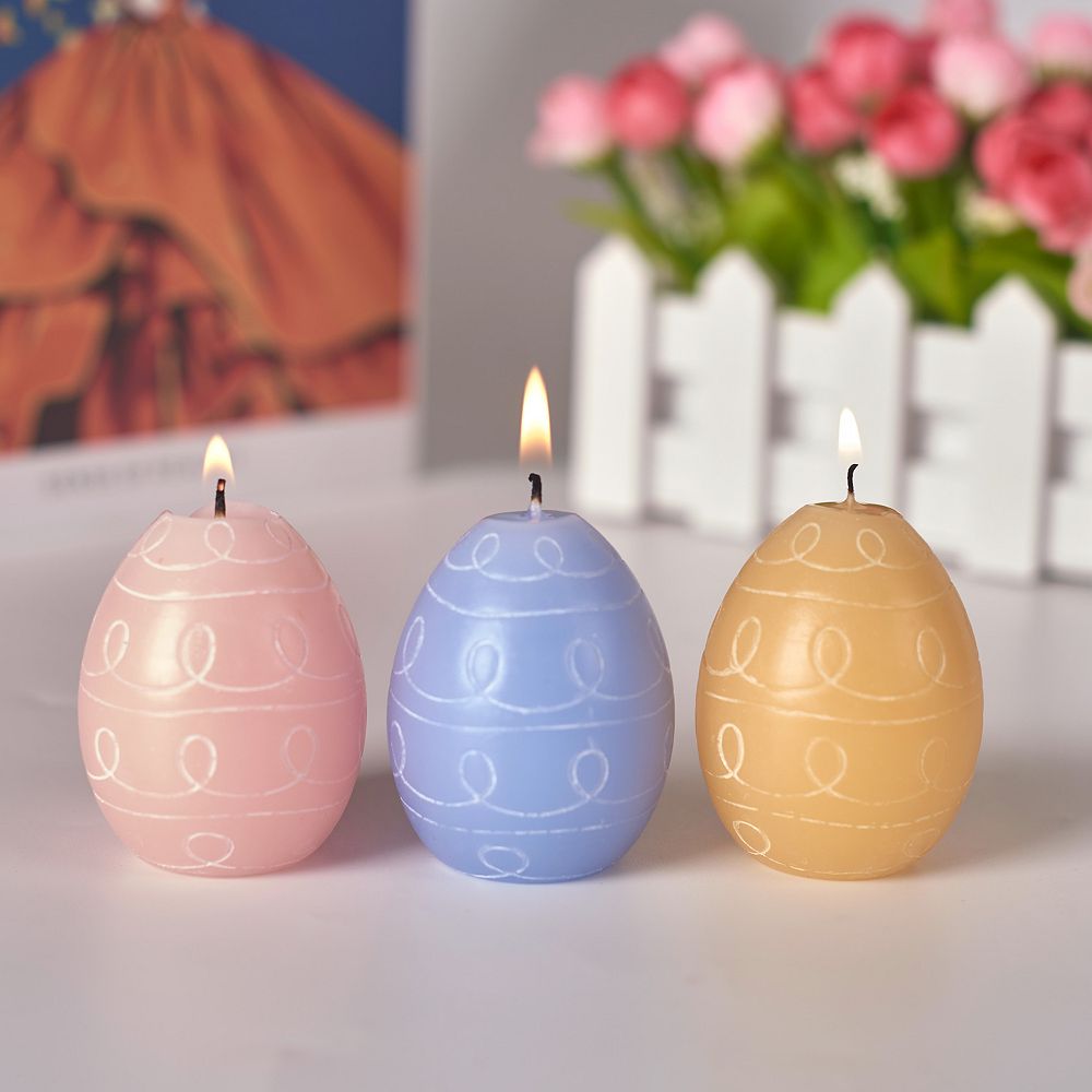 Celebrate Together™ Easter 3-Piece Egg-Shaped Candle Set