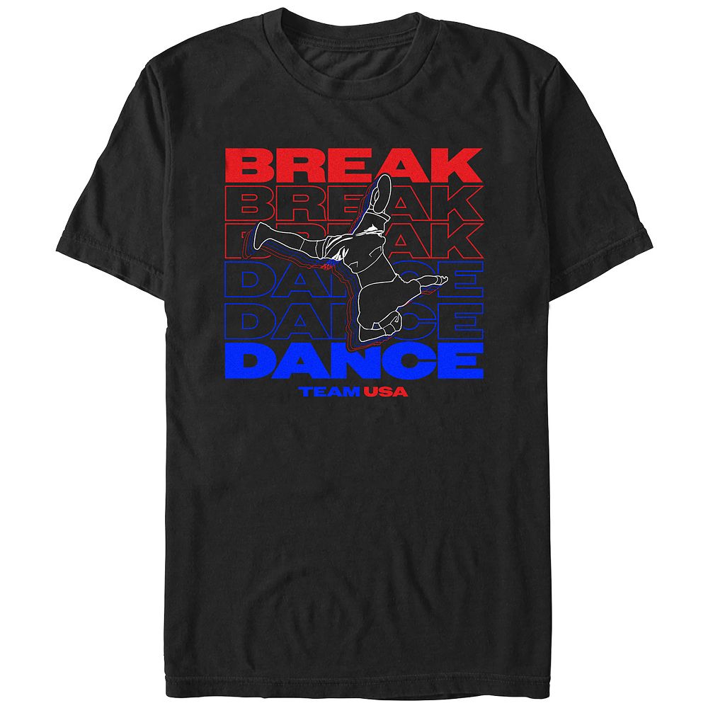 Men's Break Dance Team USA Graphic Tee