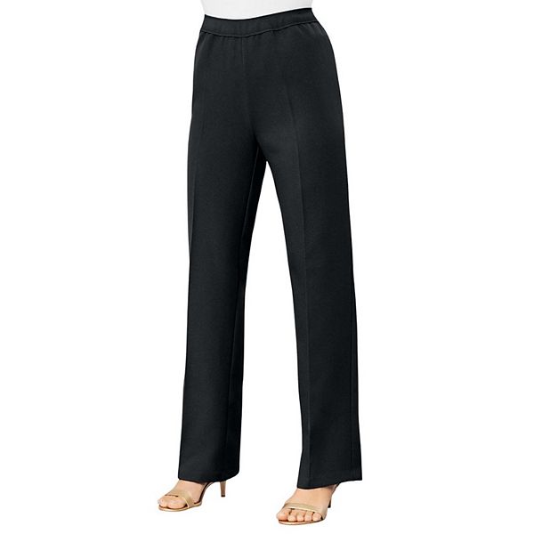 Roaman's Women's Plus Size Tall Plus Size Wide Leg Bend Over Pant