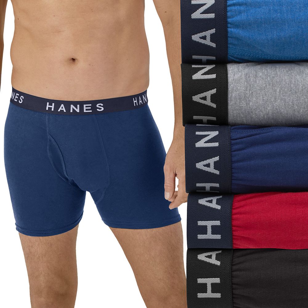 Men's Hanes® Ultimate 4+1 Bonus Pack ComfortBlend Boxer Brief Underwear